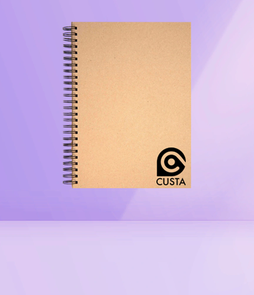 Custom Eco Notebook Printing | CUSTA Singapore - Eco-Friendly